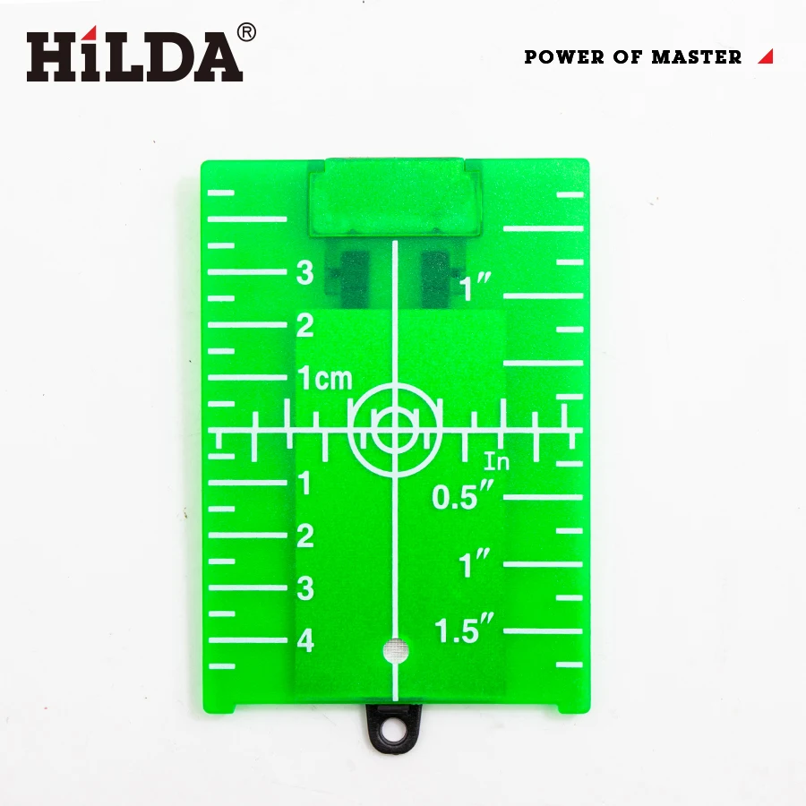 HILDA Laser Level Target Board Red/Green Line Beam Distance Plate ...