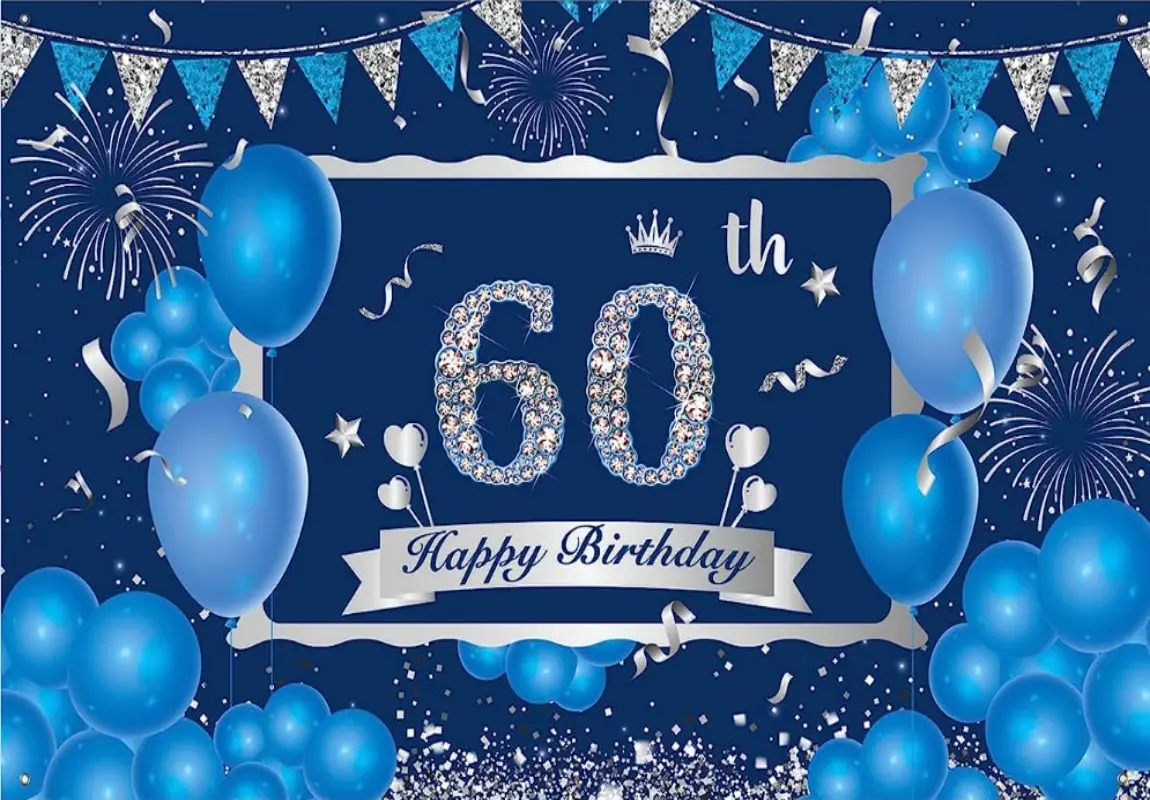 60th Birthday Background