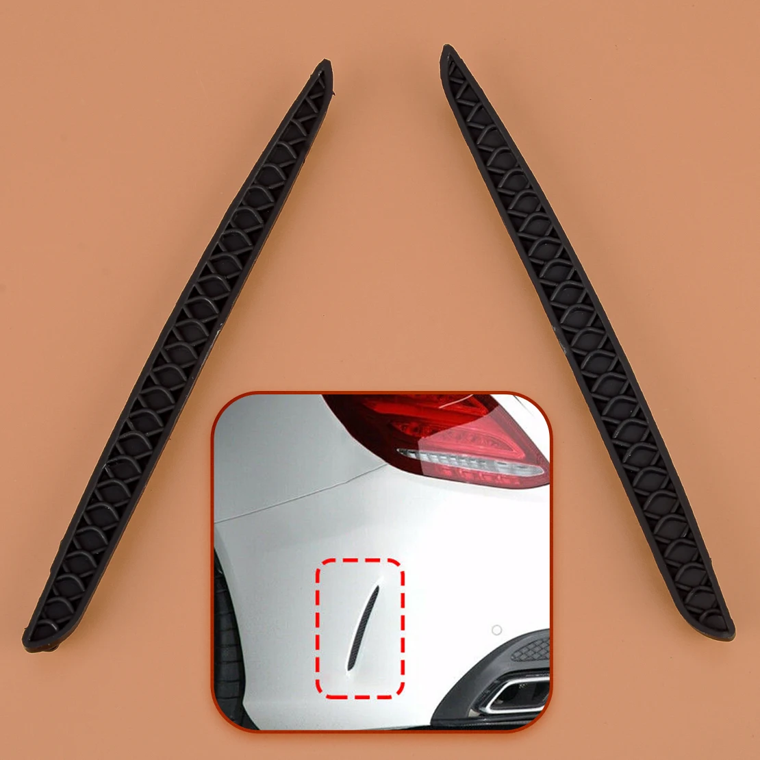 1-Pair-2058850053-2058850153-Rear-Bumper-Side-Vent-Grille-Fit-for ...