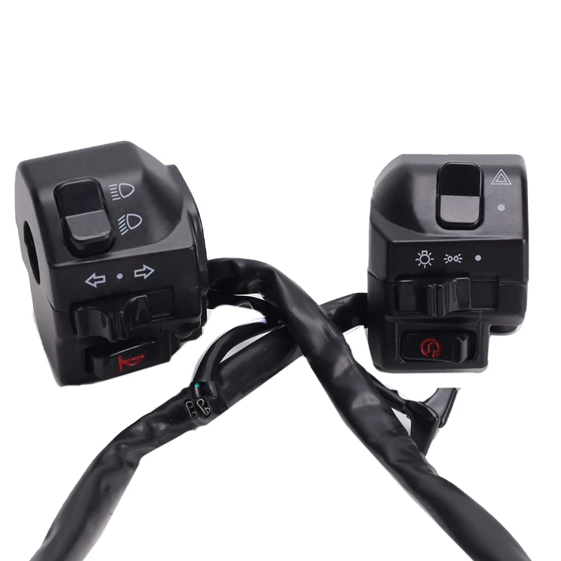 Universal-Aluminum-7-8-22mm-Motorcycle-Switches-Motorbike-Horn-Button-Turn-Signal-Light-Start ...