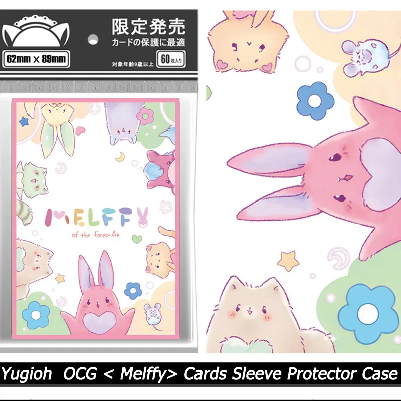 60PCS-PACK-Yu-Gi-Oh-OCG-Cards-Sleeve-Yugioh-Melffy-Rabby-Catty-Puppy ...