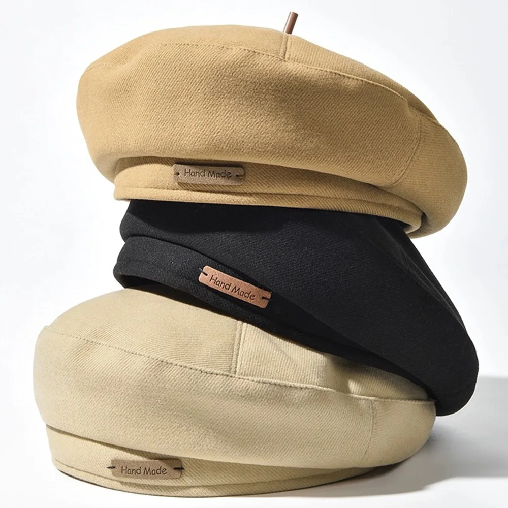 Boina-de-lana-de-estilo-franc-s-para-mujer-gorros-Vintage-gorros-c ...