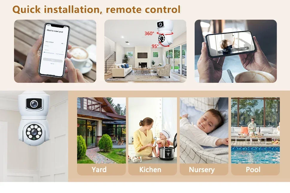 Yoosee-IP-iCsee-Smart-AI-CCTV-C-mera-Yosee-V380-Pro-iCam365-Dual-E27 ...