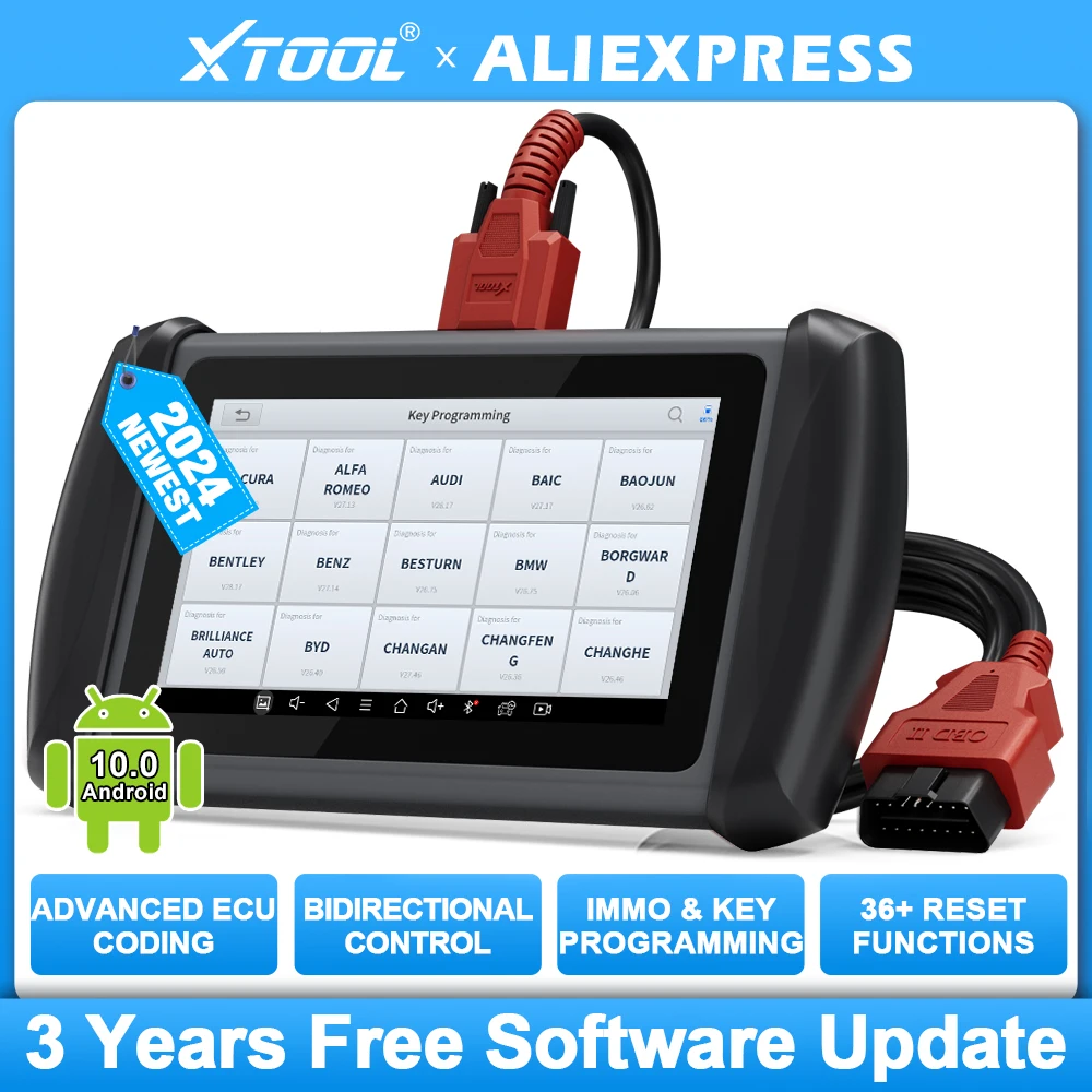XTOOL-IP819-OBD2-Scanner-ECU-Coding-Automotive-BiDirectional-Scan-Tool ...