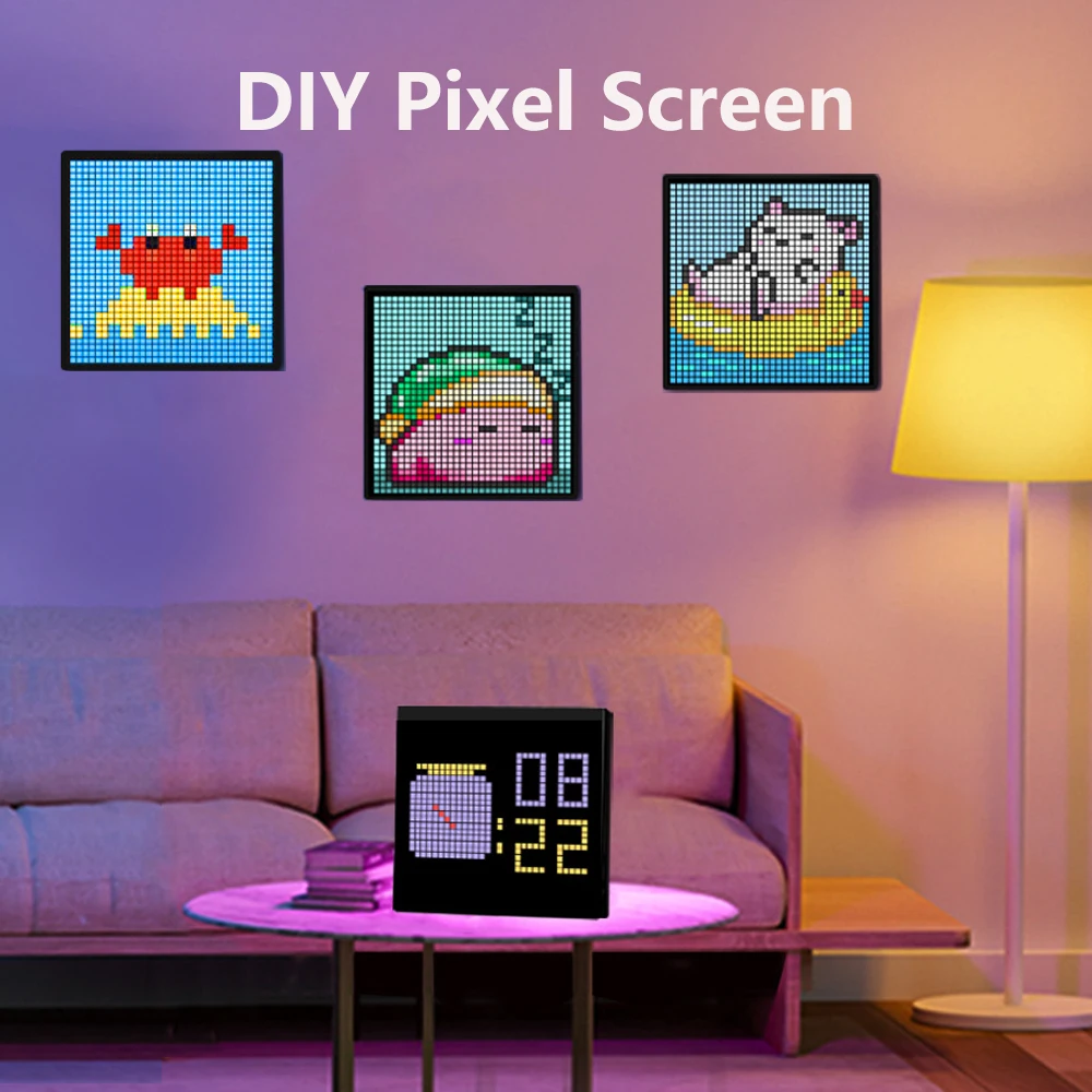 LED-Pixel-Display-DIY-Text-Pattern-Animation-Programmable-APP-Control ...
