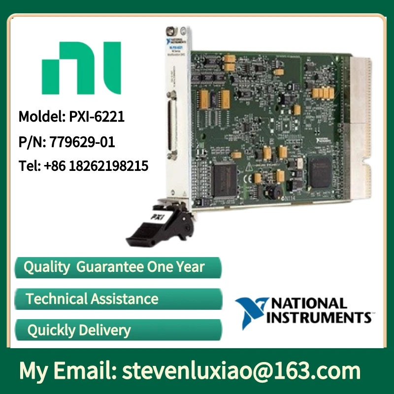 NI PXI-6221 779629-01 16 AI (16 bits, 250 kS/ s), 2 AO, 24 DIO, PXI ...