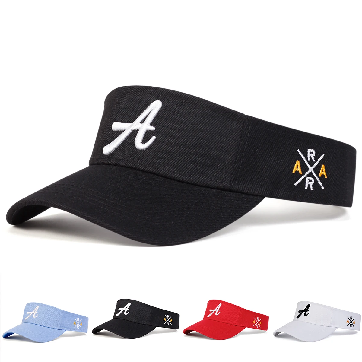 Unisex-Personality-A-Letter-Embroidery-Empty-Top-Baseball-Caps-Spring ...