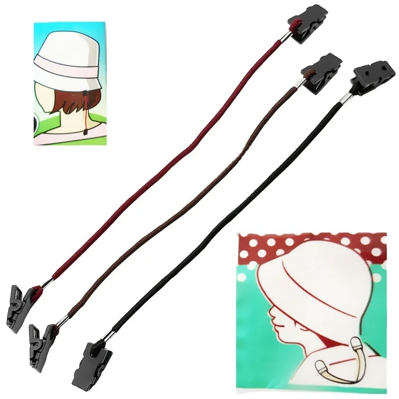 Outdoor-Hat-Scarf-Wind-Clip-Lanyard-Rope-Cord-for-Camping-Hiking ...