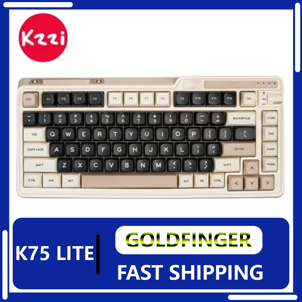Kzzi-K75-Lite-Mechanical-Keyboard-Three-Mode-Bluetooth-Wireless-Gasket ...