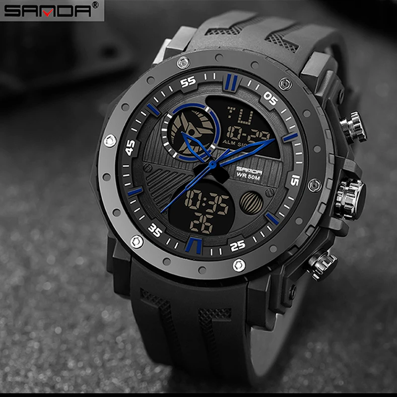 SANDA-Luxury-Brand-Men-s-Military-Sports-Watches-Men-Digital-Watches-S ...