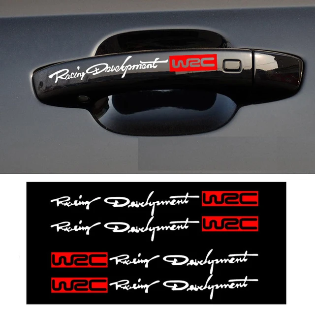 4pcs Car Door Handle Stickers Accessories Car Sticker Exterior ...