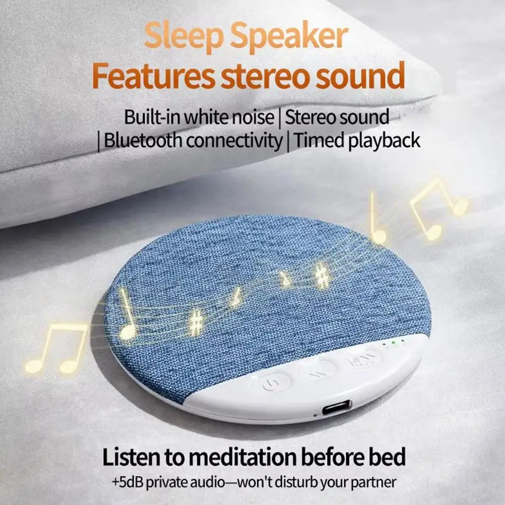 Mini Sleeping Bluetooth Speaker Nature Sound White Noise Soundbar ...