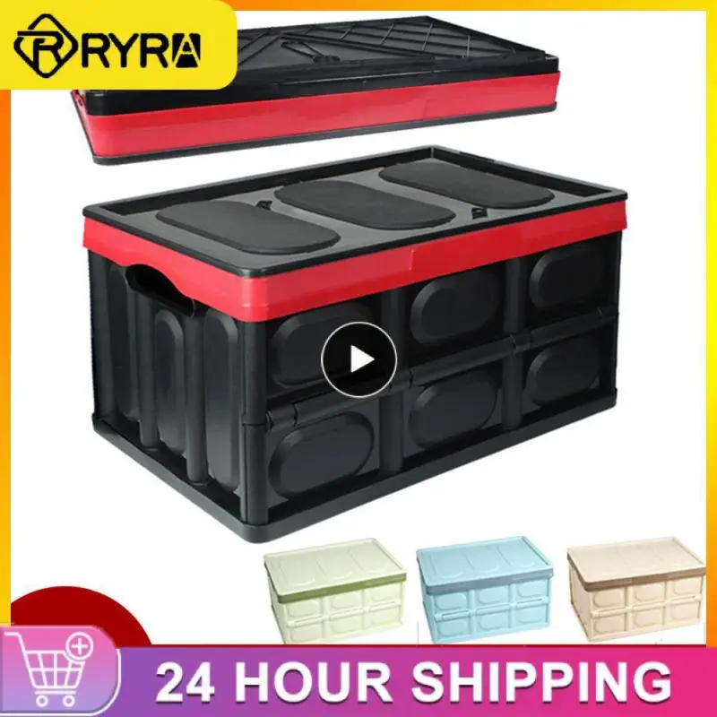 Transparent-Plastic-Portable-Car-Storage-Box-Waterproof-Car-Trunk ...
