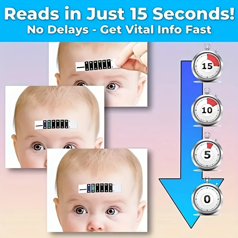 Baby-Forehead-Quick-Temperature-Measuring-Sticker-Baby-Temperature ...