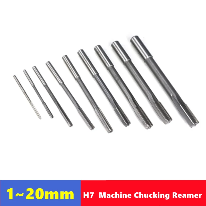 1pcs-HSS-machine-tool-reamer-H7-1mm-20mm-straight-shank-chuck-machine ...