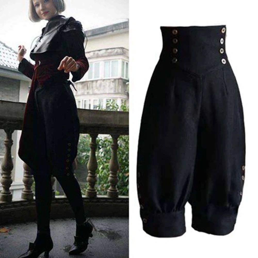 Colonial Knee Breeches Women 18th Century Pants Fall Front Style ...