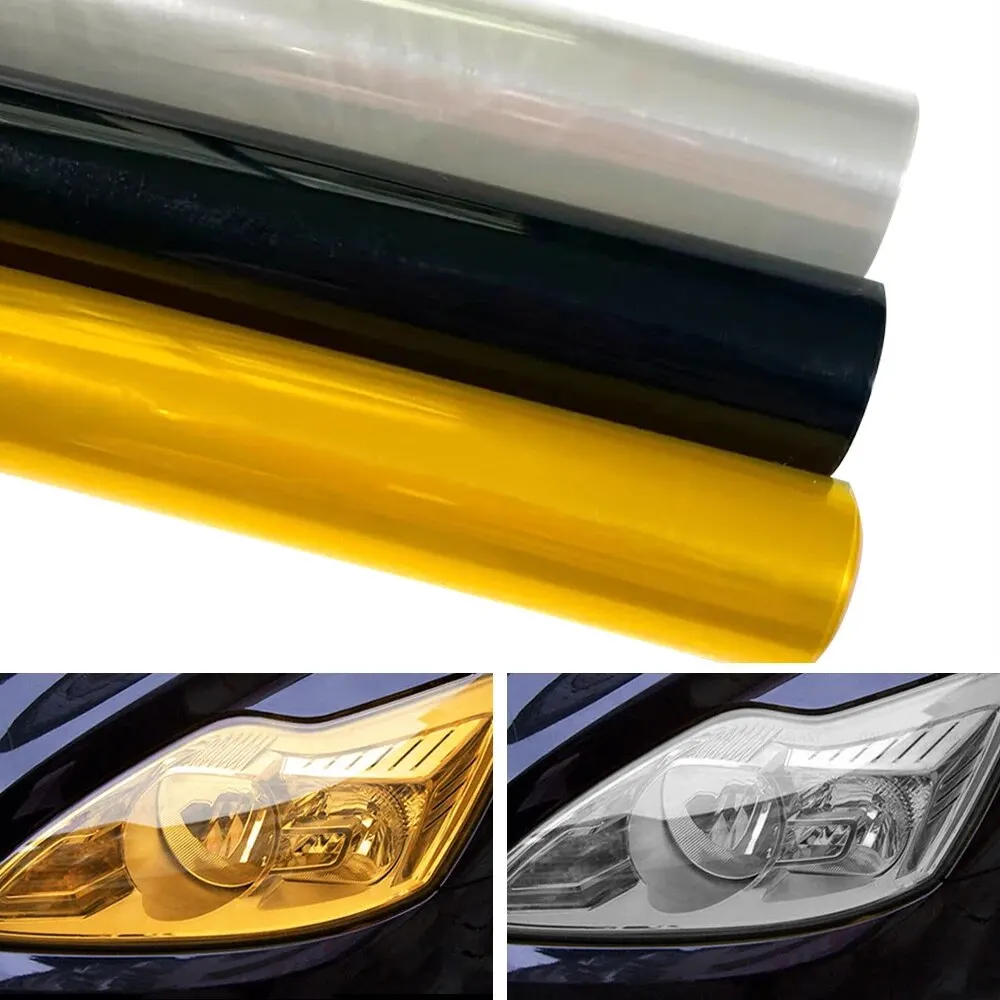 Headlights-Film-Vinyl-Film-Light-Black-Smoke-PVC-Film-Tint-PVC-Auto ...
