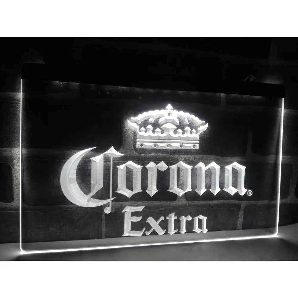 Corona Extra Beer Bar Pub Cafe LED Neon Sign-3D Carving Wall Art for ...