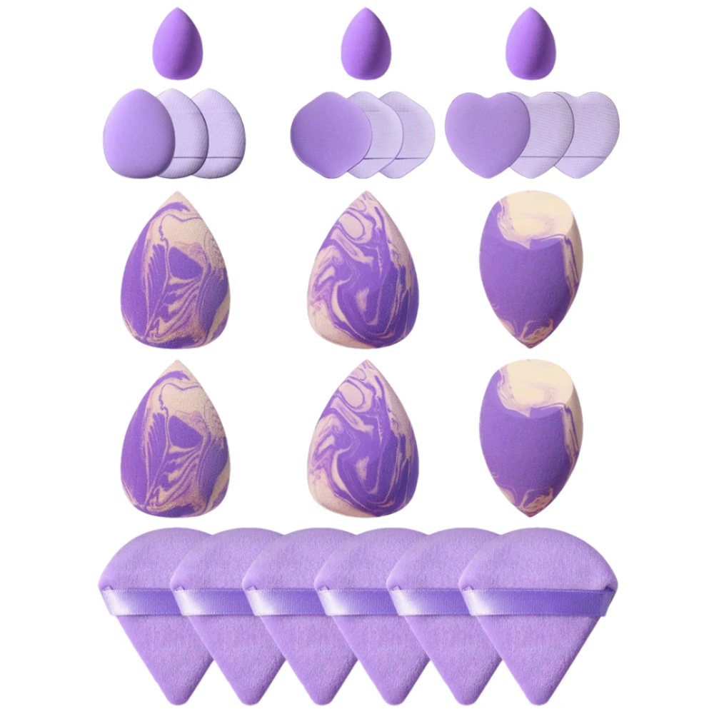24-Pcs-Makeup-Sponge-Set-Beauty-Sponges-Blender-with-12Pcs-Mini-Puff ...
