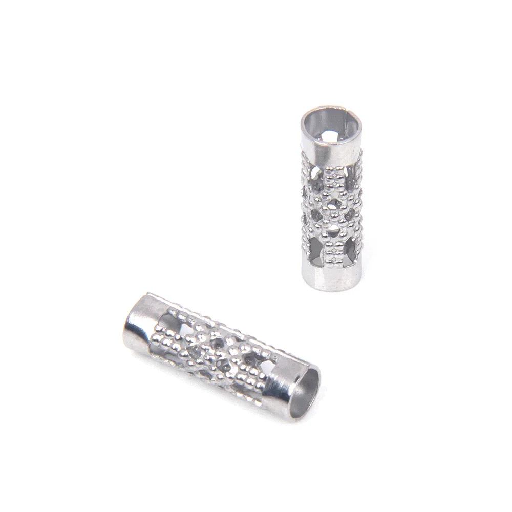 Бусины-разделители из нержавеющей стали для ожерелья, браслета ...