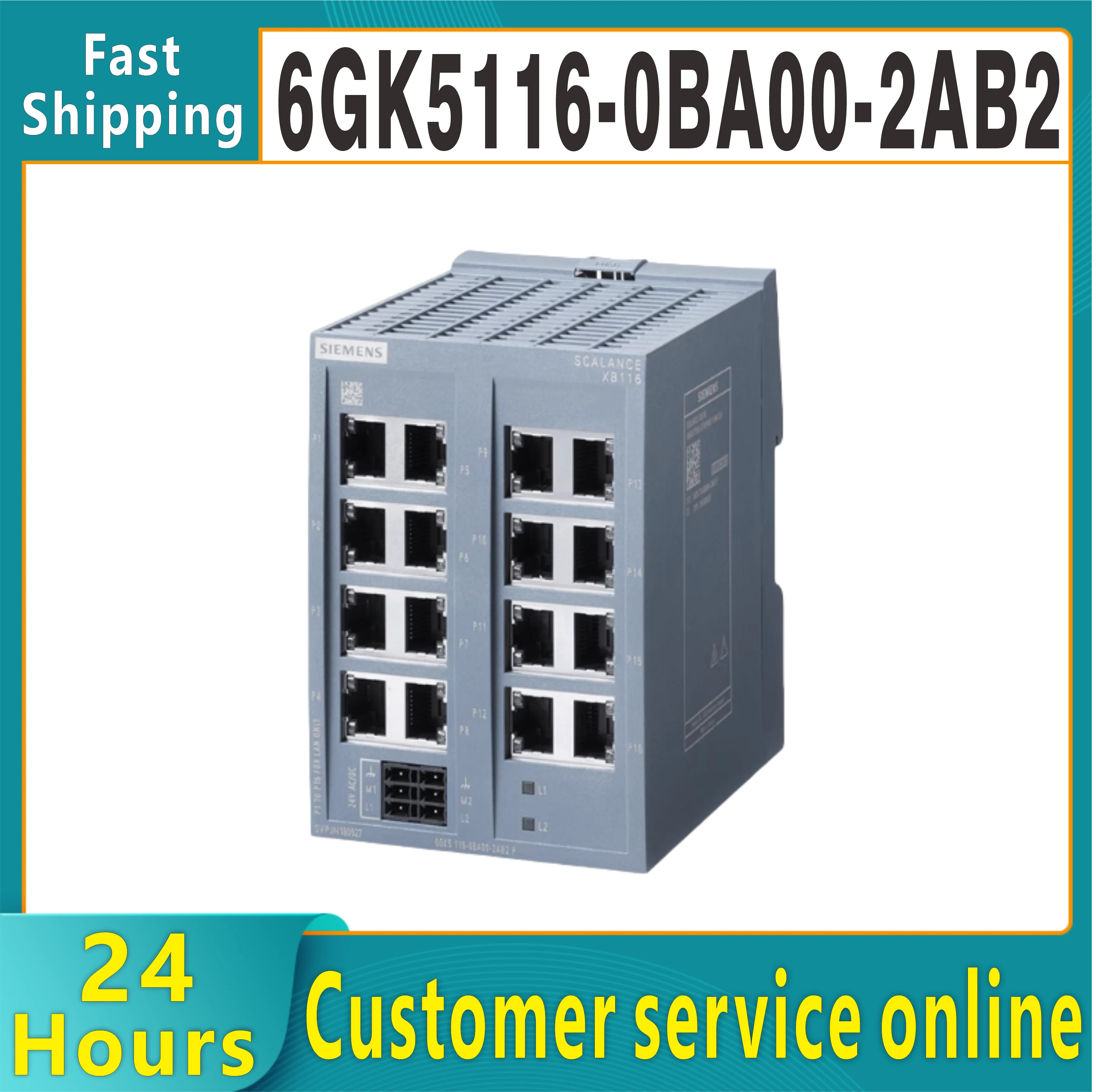 electrical switch module 6GK5116-0BA00-2AB2 unmanaged IE switch with 16 ...