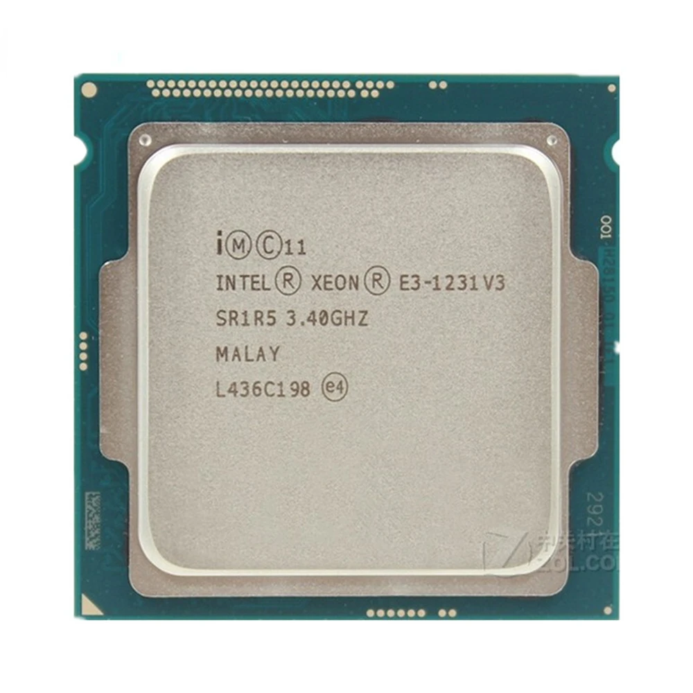 Intel xeon e3 1231 v3 3.4ghz quad core lga 1150 processador cpu E3 1231 ...
