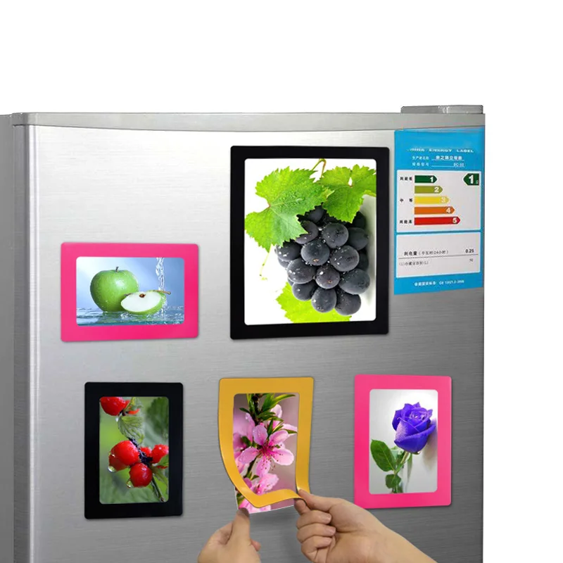 5-6-7-8-10-Inches-Fridge-Magnet-Picture-Frames-Photo-Frame-Refrigerator ...