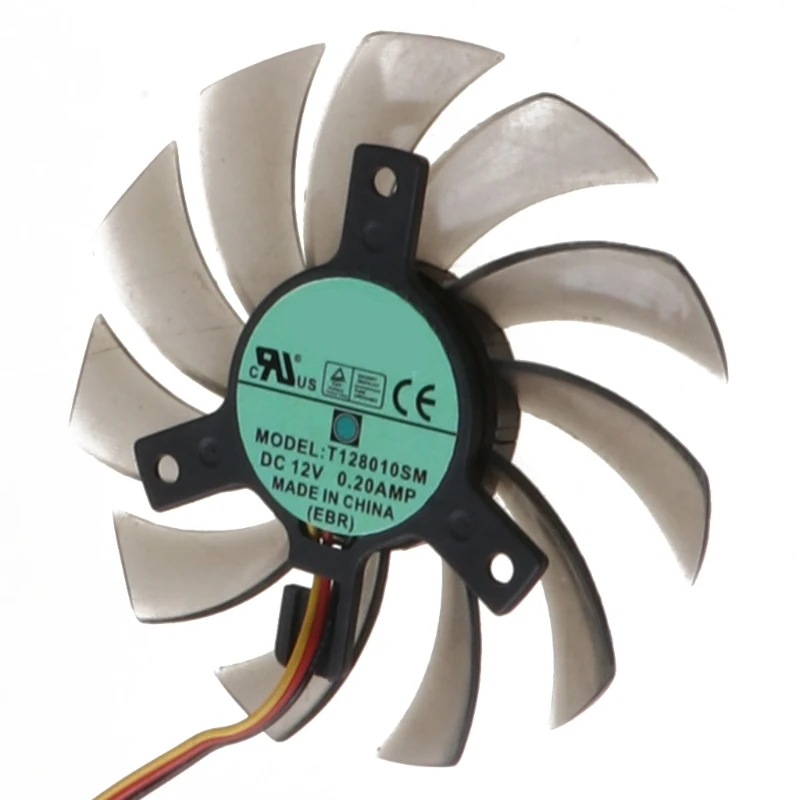 R58a T128010sm 75mm 3pin Cooling Fan For Gtx 460 465 560ti Graphics ...