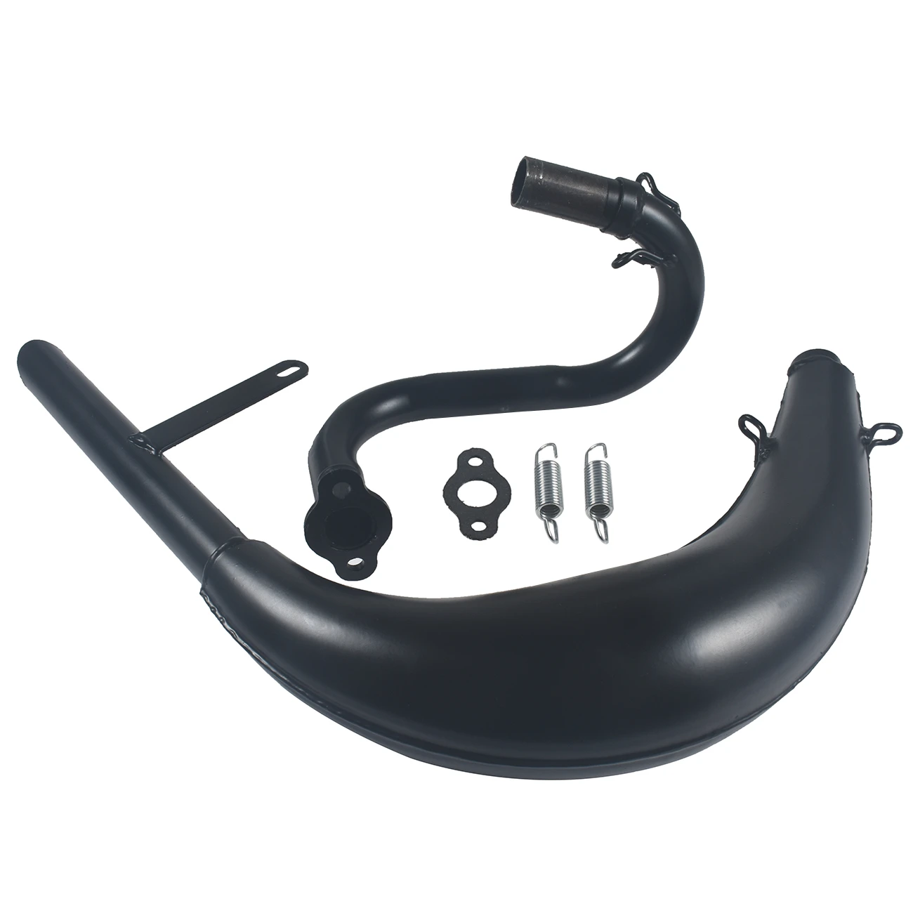 Pipe Exhaust Muffler Black Fit 50 80cc 2 Stroke - Exhaust & Exhaust ...