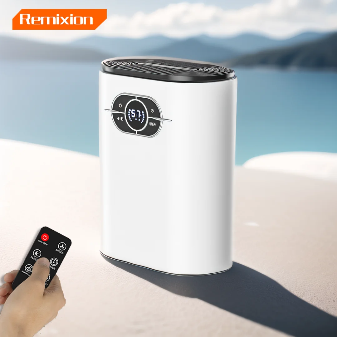 1-2L-Household-Dehumidifier-Moisture-Absorbent-Desktop-Air-Dryer-Drying ...