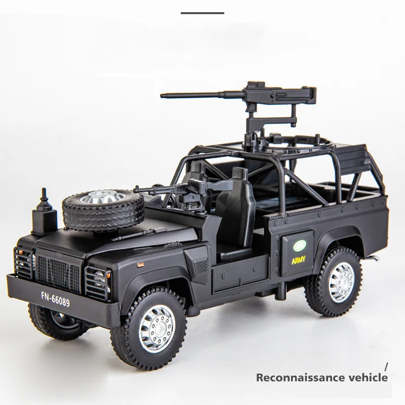 Escala militar 1:32 diecast carro orv land defender rovers modelo de ...