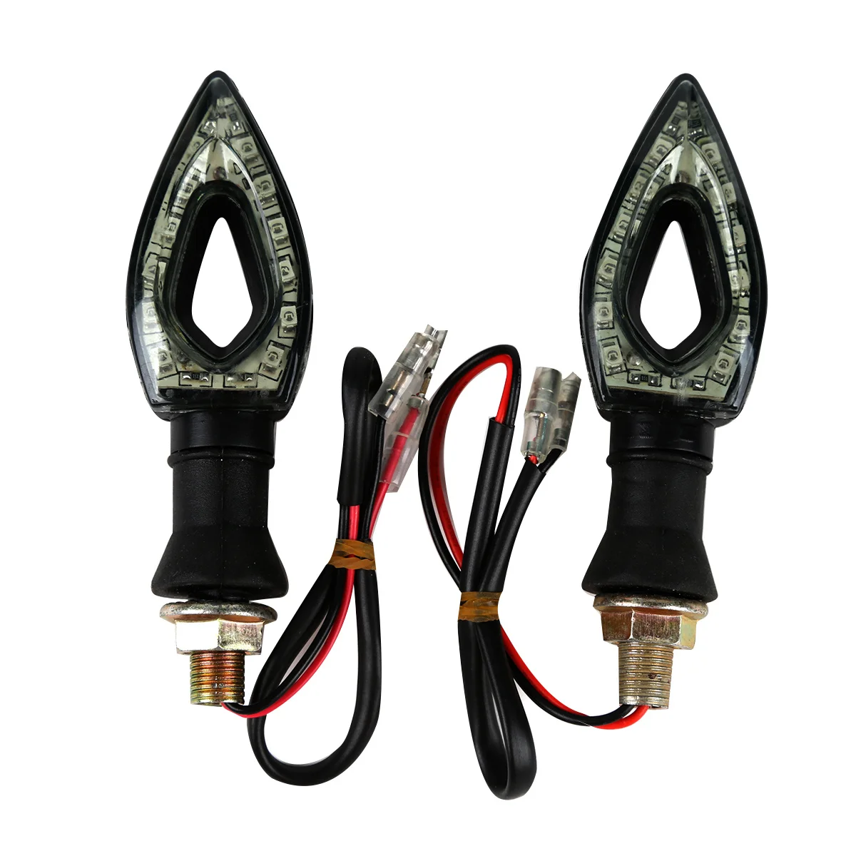 Motorcycle-Universal-LED-Hollow-Turn-Signal-Light-Blinker-Winker-Fits ...