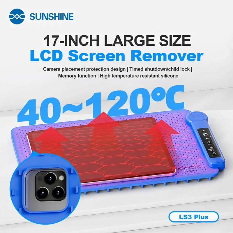 SUNSHINE LS3 PLUS LCD Screen Separator Timed Shutdown, 40~120 ...