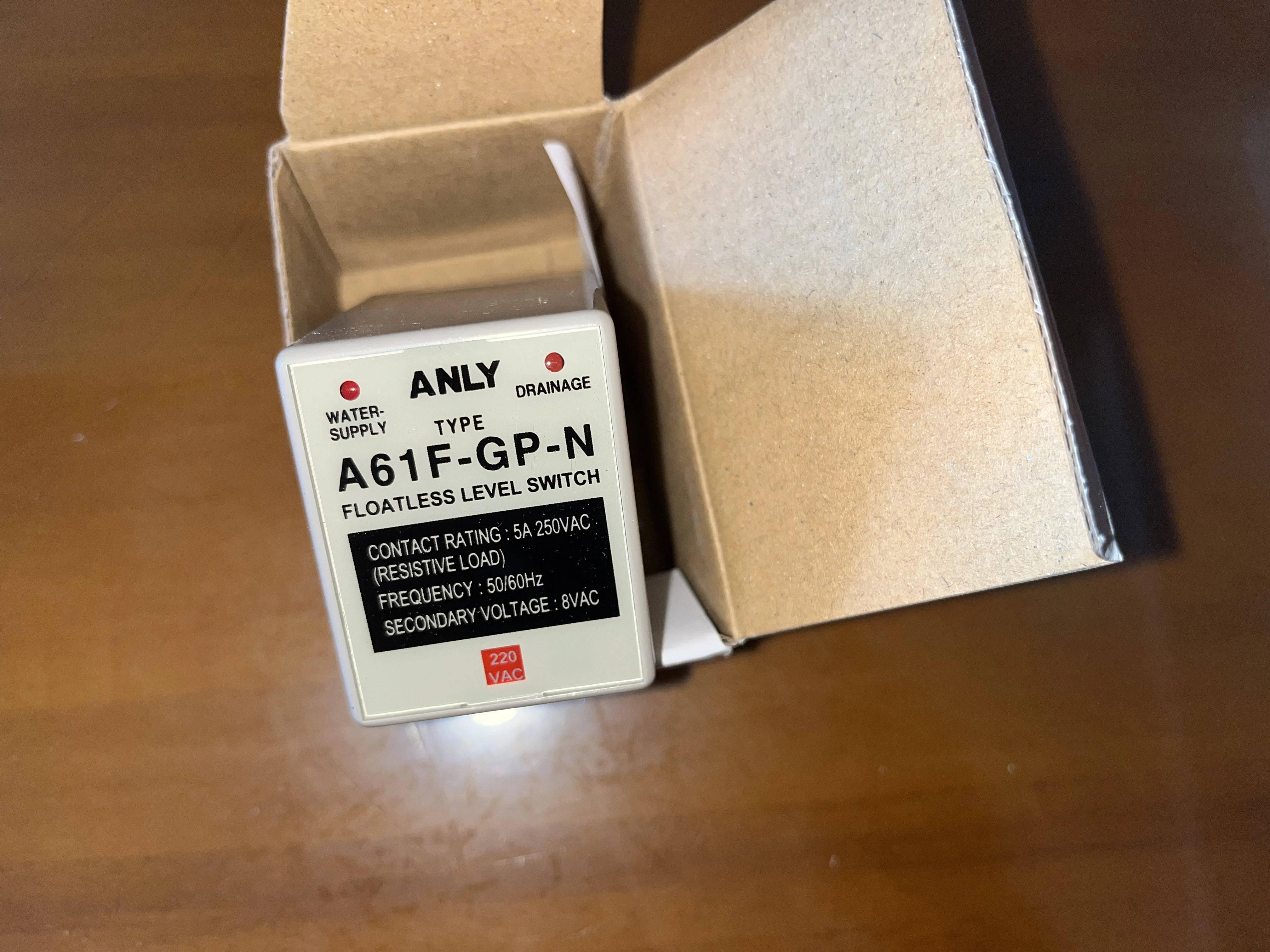 Original Authentic Anly A61f-gp-n Liquid Level Controller Water Level ...