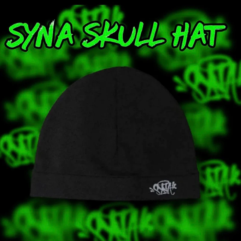 Syna-Running-Cap-Syna-World-Logo-Skull-Hat-2023-New-Knitting-Syna ...