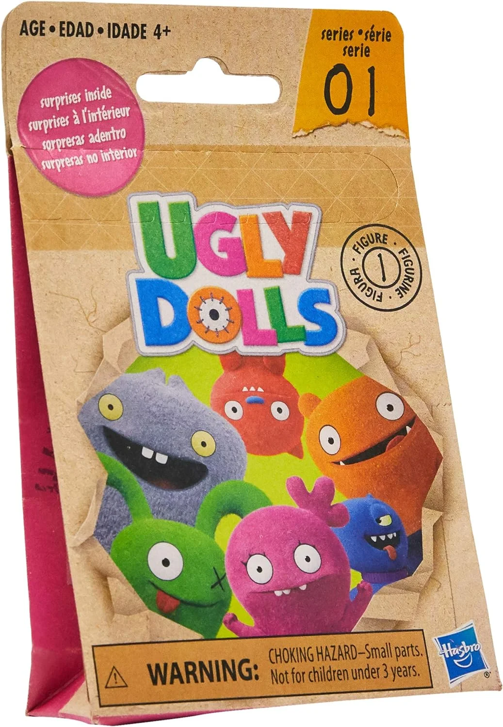 Bolsa sorpresa, Uglydolls Lotsa Ugly Mini Figures Serie 1, 4 accesorios ...