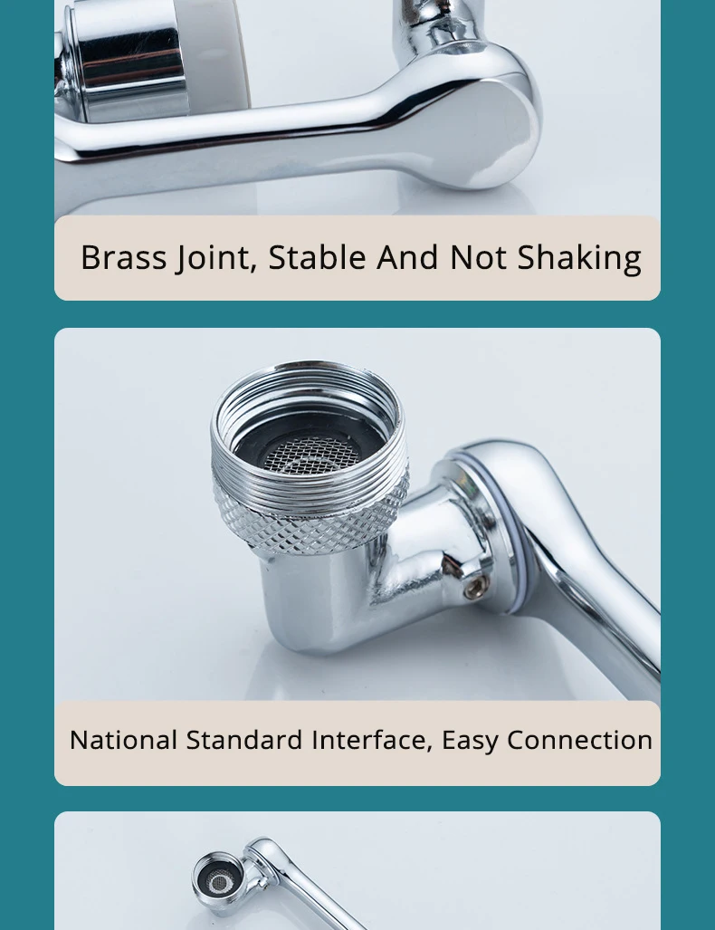 ECONOMISEUR D'EAU,Splash Filter B--Robotic Arm Faucet 1080° Rotating ...