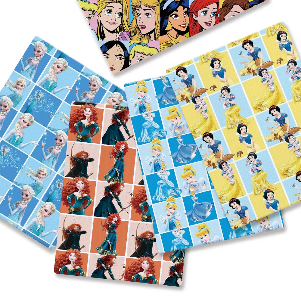 disney fabric 140x50CM Cartoon Polyester cotton fabric Patchwork Tissue ...