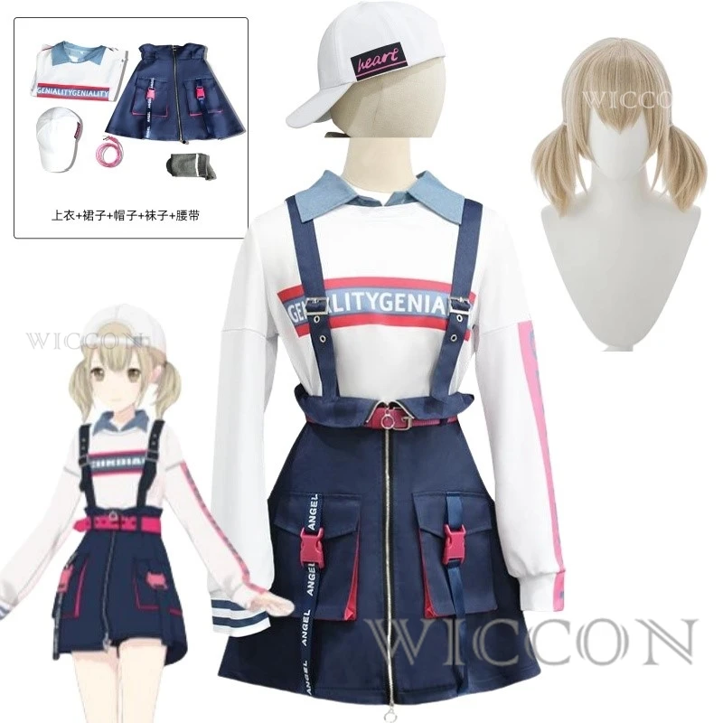 Anime Vivid BAD SQUAD Cosplay Azusawa Kohane Cosplay New Uniform Wig ...