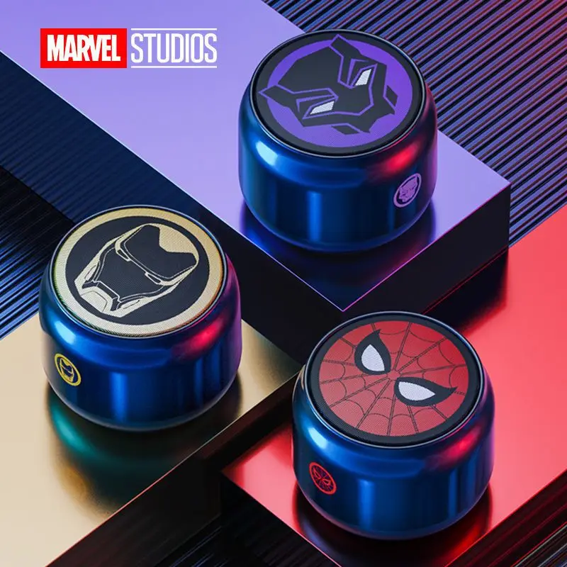 New-Marvel-Avengers-Anime-Spider-Man-Bluetooth-Speaker-Mini-Subwoofer ...