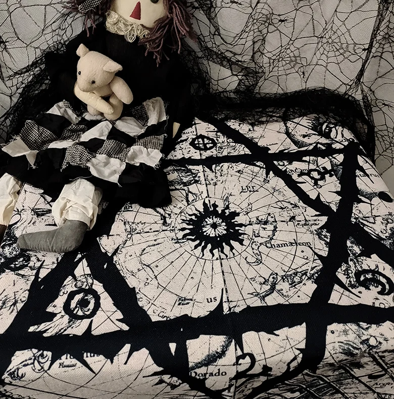 Cotton-and-linen-wandering-altar-tablecloth-Gothic-bedroom-art-Northern ...