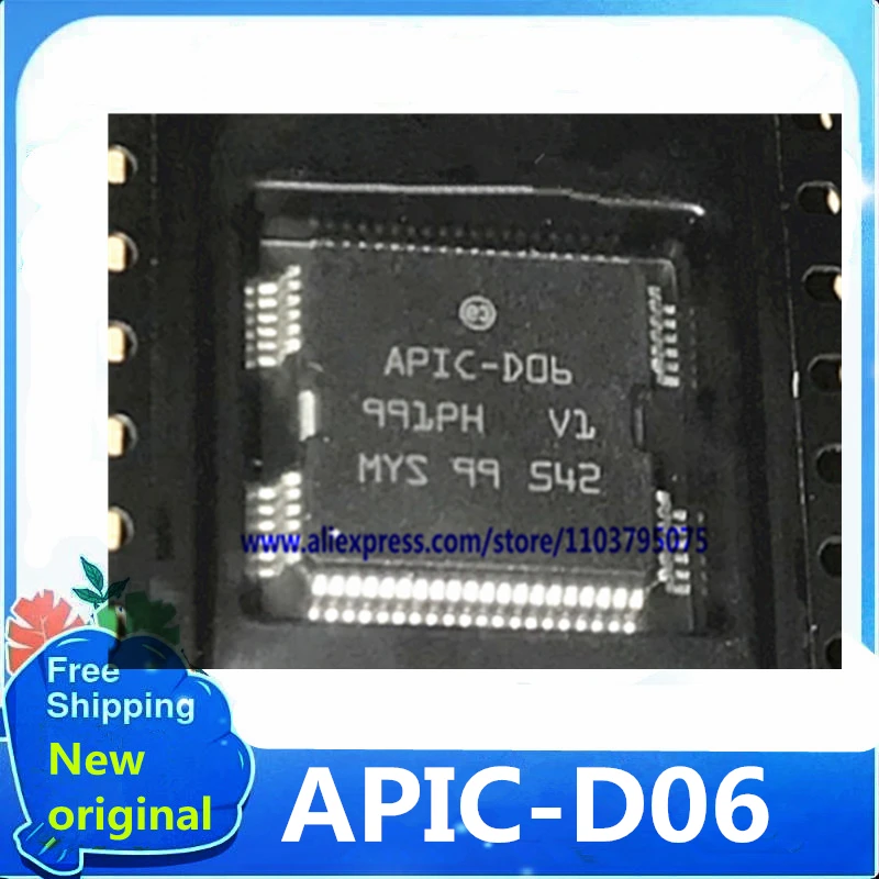 Envío gratis 10 unids/lote APIC-D06 APICD06 QFP-64 nuevo IC original en ...