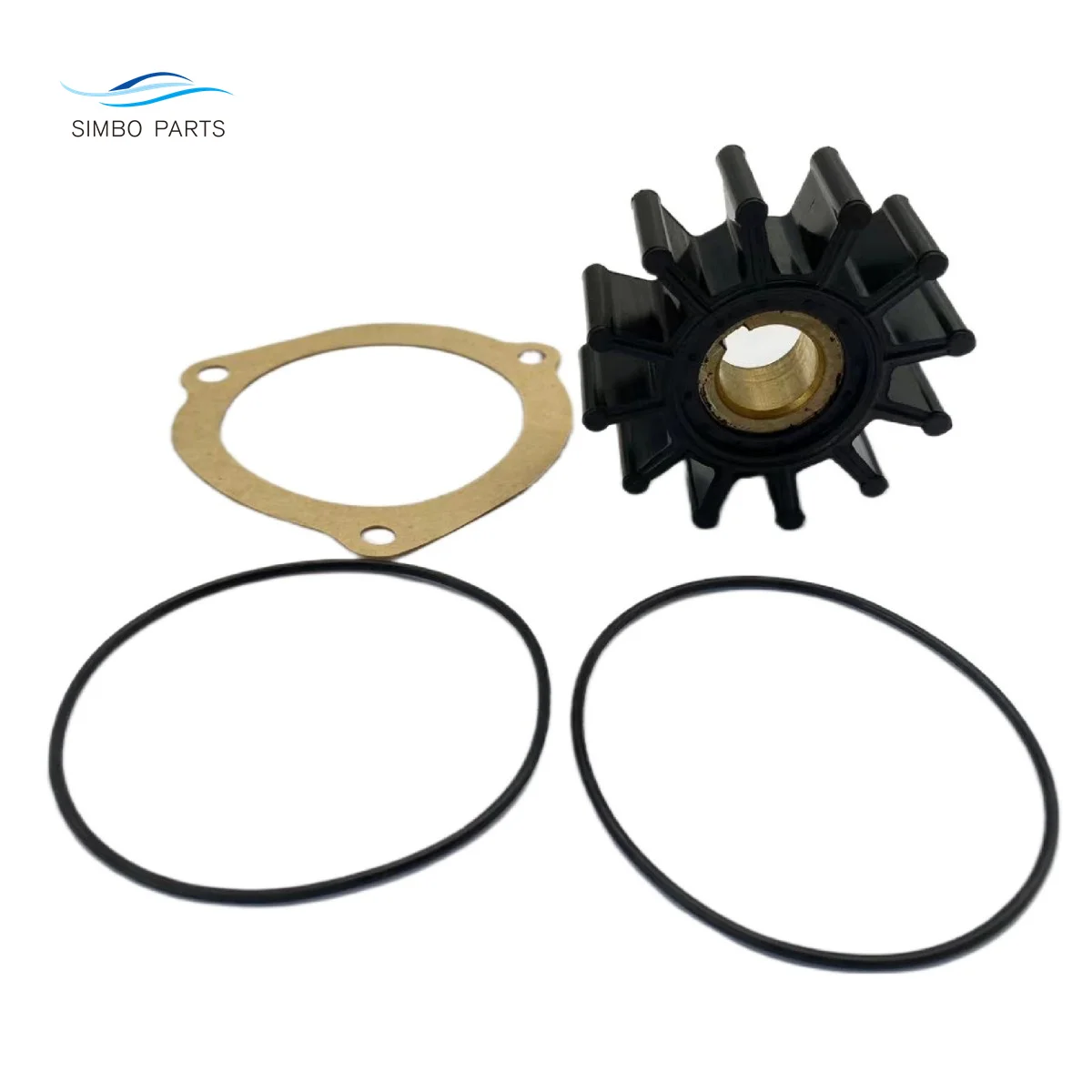 Flexible Water Pump Impeller for Universal Clamp Mount Marine Engine ...