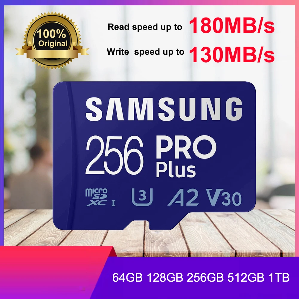 SAMSUNG MicroSD Memory Card 64G U1/128GB 256GB 512GB 1TB Micro SD SDXC ...