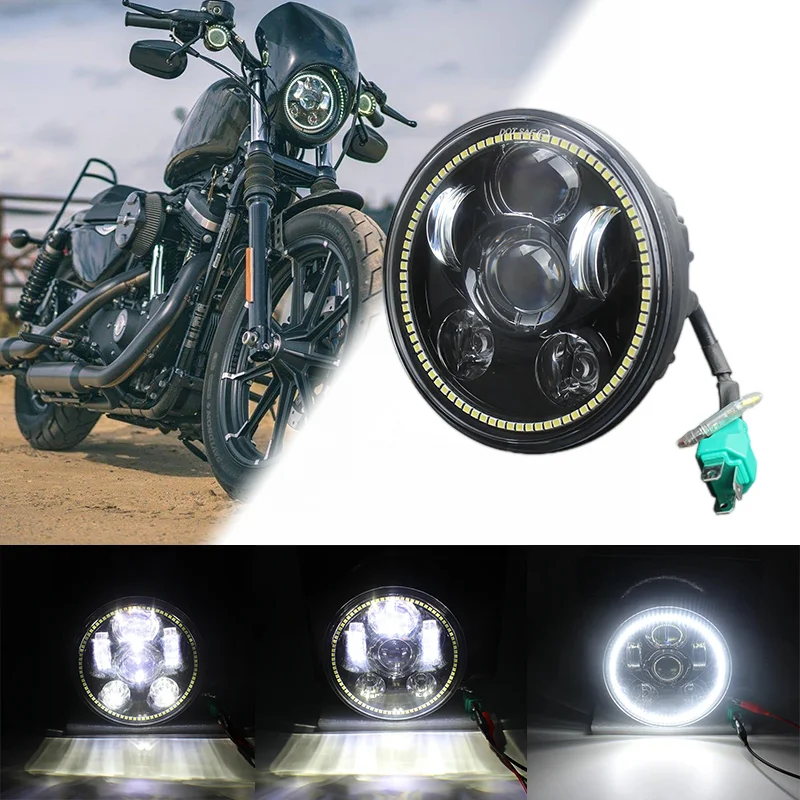 5-3-4-inch-LED-Motorcycle-Headlight-45W-5-75-Headlamp-For-Indian-Scout ...