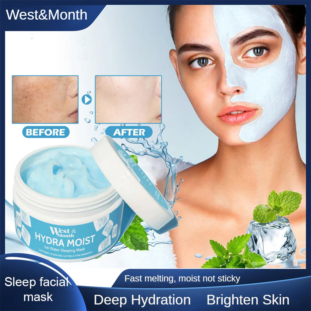 Hydra-Moist-Ice-Water-Sleeping-Mask-Whitening-Moisturizing-Mask-Night ...