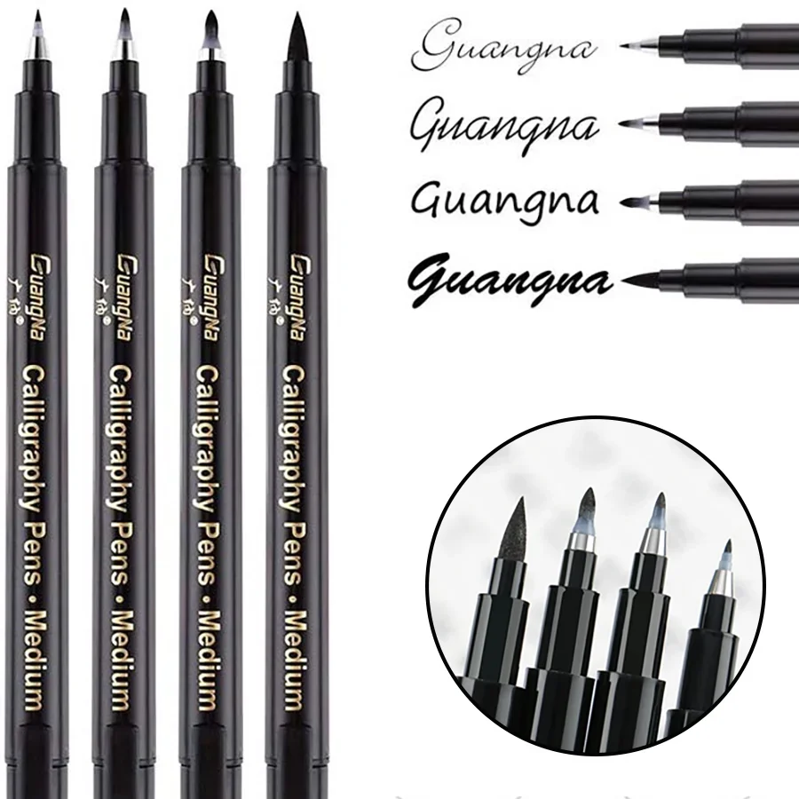 1pc-calligraphy-pen-art-design-signature-pen-soft-hair-with-ink-comics ...