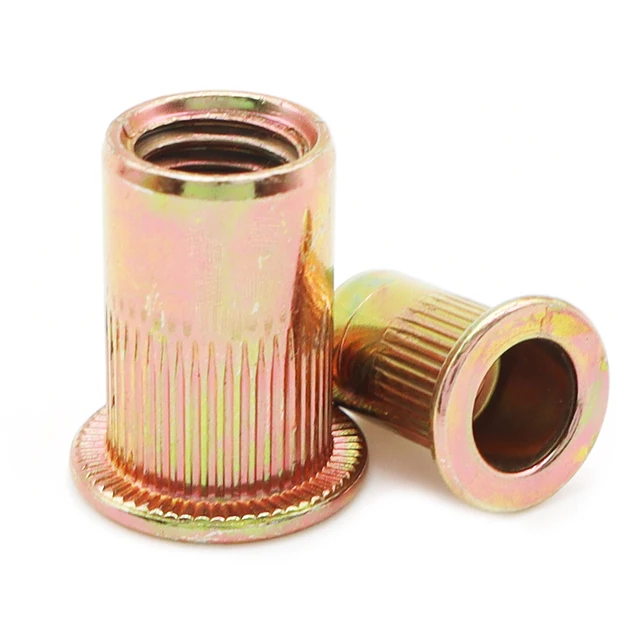 1kg Rivet Nut 6 8 10 1/4 5/16 3/8 1/2 UNC Wholesale Flat Head Knurled ...