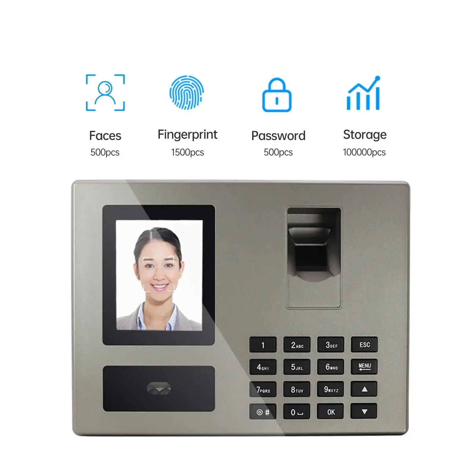 FA03-Attendance-Machine-With-Face-Fingerprint-Password-Employee-Check ...