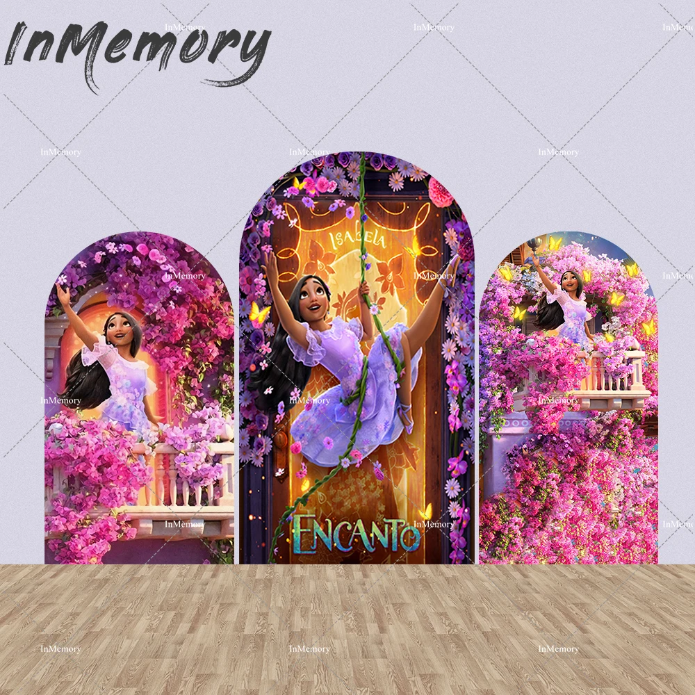 Encanto-Isabela-Birthday-Arch-Wall-Backdrops-Cover-Kids-Party ...